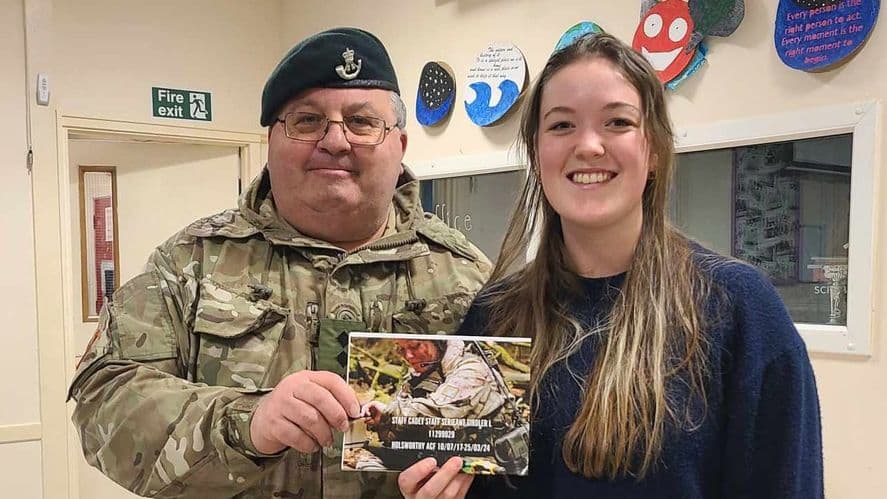 Fond farewell for longest serving senior Army Cadet | bude-today.co.uk