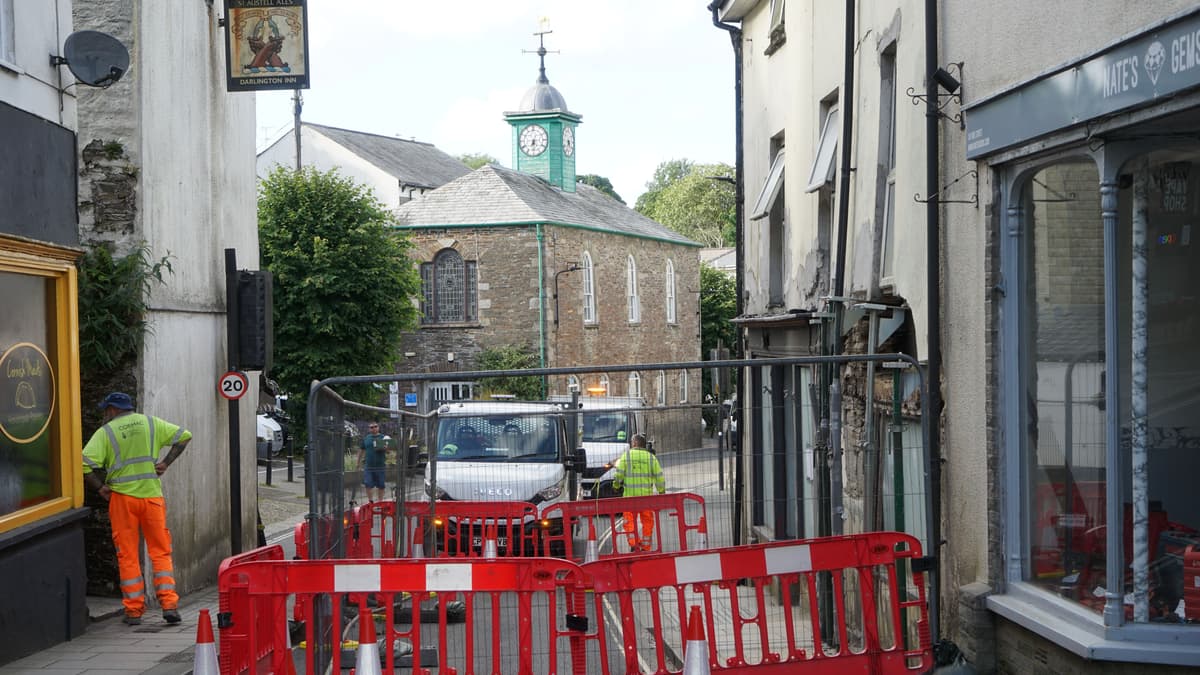 Cornwall Council issue update on when closed A39 in Camelford will ...